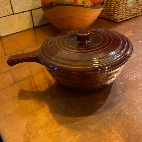 Mar-Crest | Dining | Vintage Marcrest Stoneware Usa Brown Stoneware Pan ...